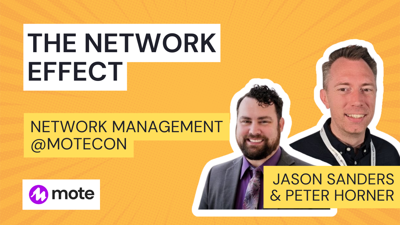 Jason Sanders and Peter Horner-Mote: The Network Effect. Deployment, Adoption and more.